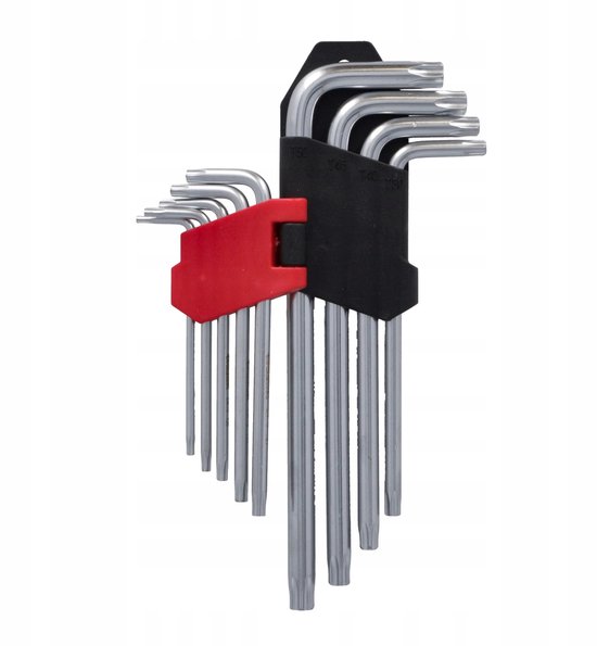 Draumet Torx inbussleutelset - 9 Delig T10-T50 | bol