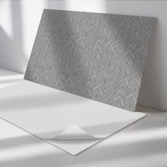 Wallfluent Vinyl Wandpaneel - Houtvlechtpatroon Zelfklevend Muurpaneel ...