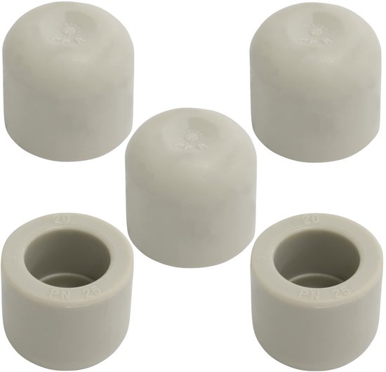 C66832 - Set van 5 PPR Polypropyleen Stoppers - Ã˜ 20 mm PN25 voor ...