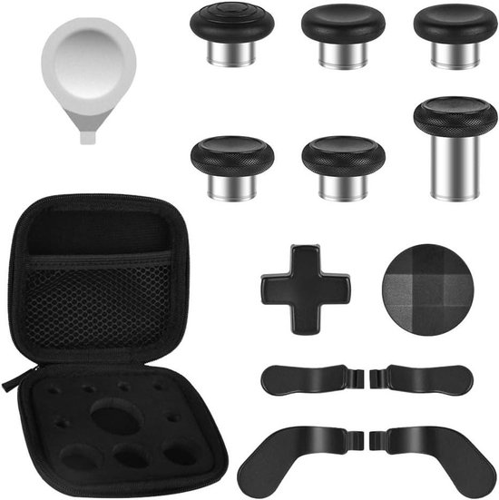 Brenzoos - Metalen Thumbsticks Joysticks voor Controller Zwart ...