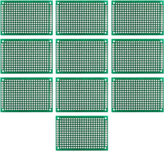 Dubbelzijdige prototype PCB printplaat voor DIY-elektronica projecten ...