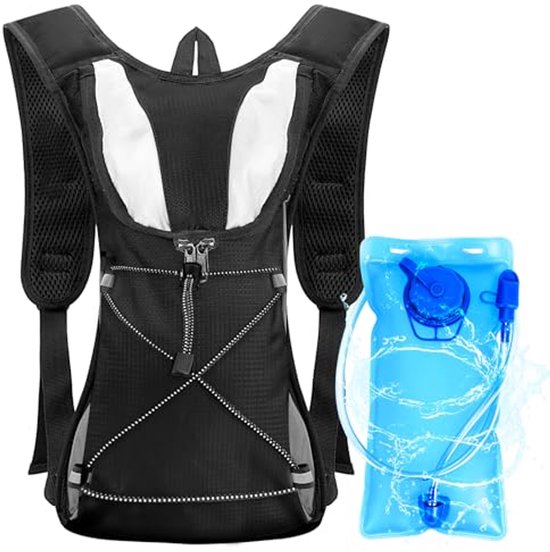 Hydratatie Rugzak Met 2L Waterzak Voor Wandelen En Fietsen Bol Hydratatie Rugzak Met 2L Waterzak Voor Wandelen En Fietsen Bol