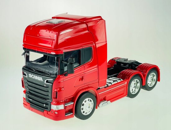 Welly Scania V8 R730 Vrachtwagen Rood 1:32 Metaal Model - Nieuw | bol