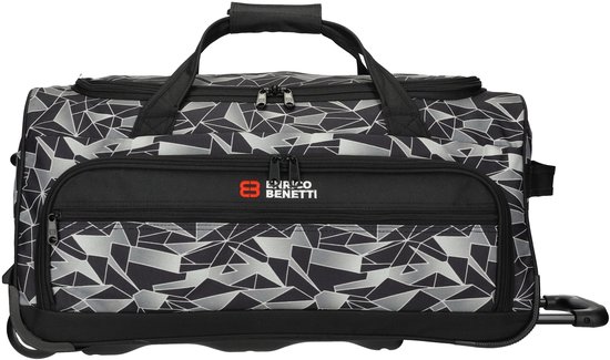 Enrico Benetti Santa Cruz Wieltas 65 cm - Reistas 83 Liter - Zwart ...