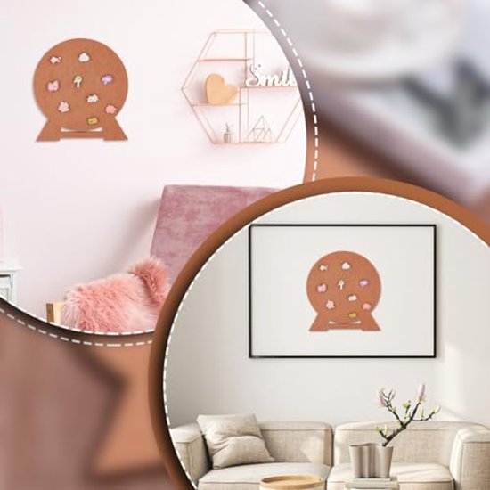 Large Wheel Cork Wall Bulletin Board Cork Pin Board Camel Cork Badge ...
