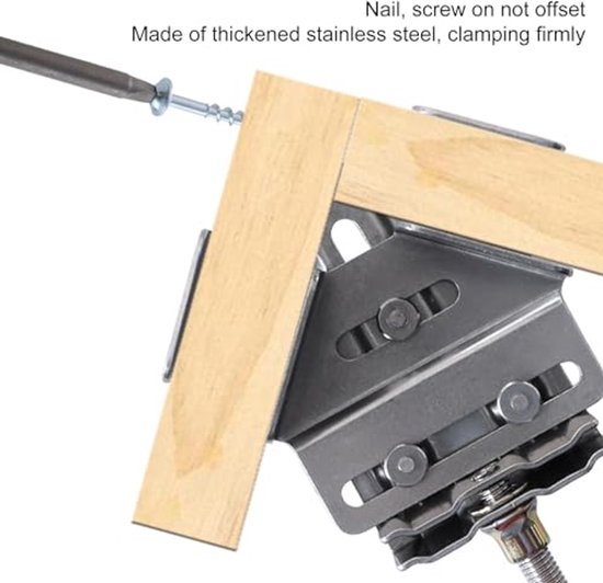 4 Piece Angle Clamp, Stainless Steel Angle Clamp, 90 Degree Wood Clamps ...