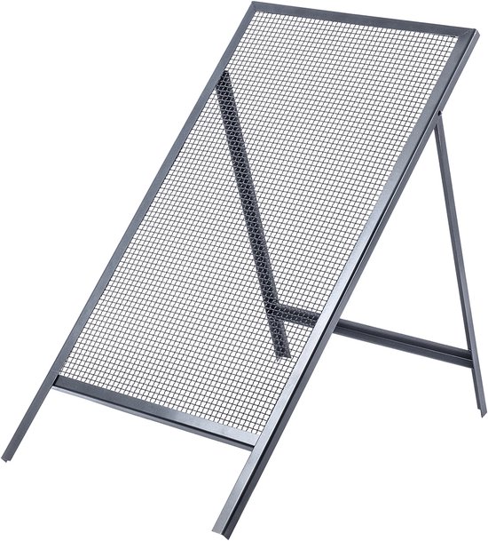 KADAX doorwerpzeef, doorwerprooster van staaldraad, tuinzeef, stalen ...