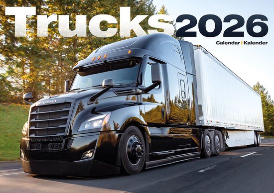 ML Publishing Vrachtwagen Kalender 2026 - A3, imposante trucks en ...