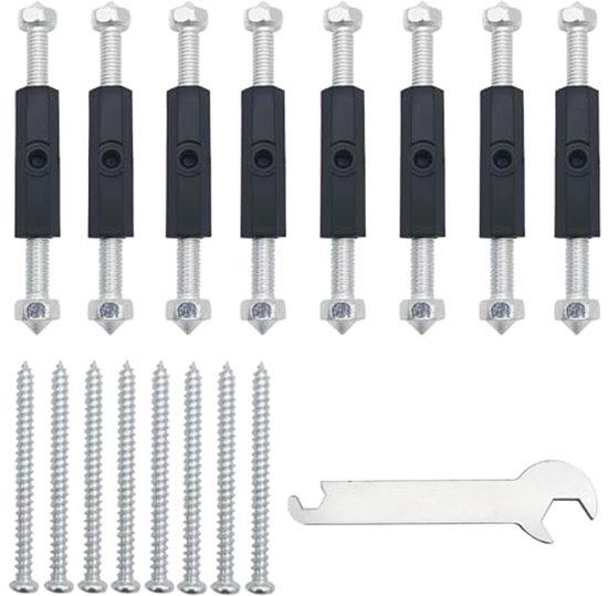 86 Type Switch Socket Repair Cassette Screws Bar Kit (8 Sets), Wall ...
