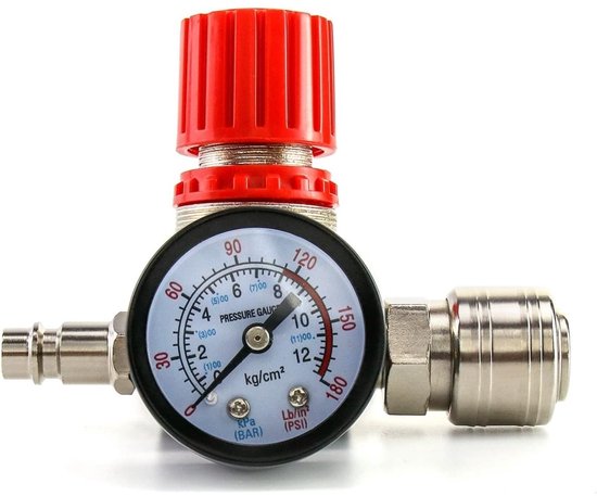 EXCITAT Regelaar - Drukregelaar - Drukregelventiel - 175 PSI 12 Bar ...