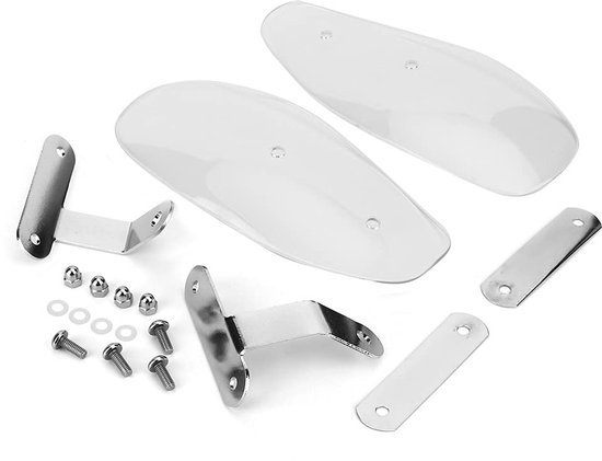 Motorcycle Hand Guards, 10mm/0.4 Inch Universal Wind Protection ...