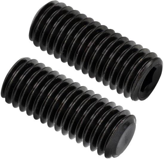 Allecto plus - Set van 8 stelschroeven M8x20mm met platte punt en ...