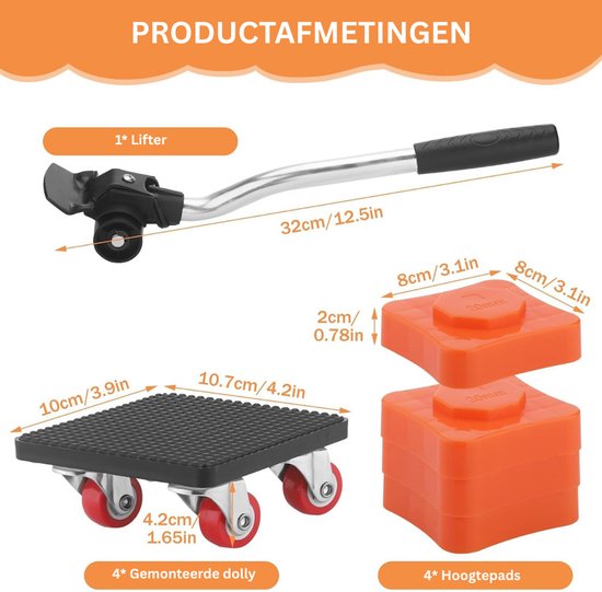 MKSS® Meubeltransporter - Transportroller - Transportwagen ...