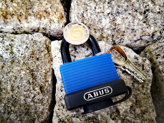 ABUS 6402 Kettingslot - Eén sleutelsysteem - 2 sleutels | bol