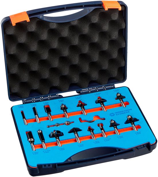 WS24 Frezenset 8 mm schacht 15 st - WS24-100063 | bol