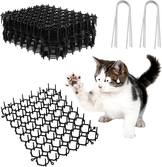 Pack of 15 Cat Repellent Strip - Cat Torch Thorn Grid with Spikes - Cat ...