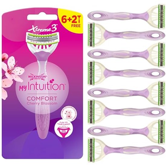 Comfortabele Dames Scheermesjes 6+2-pack met Flexibele Bladen | bol