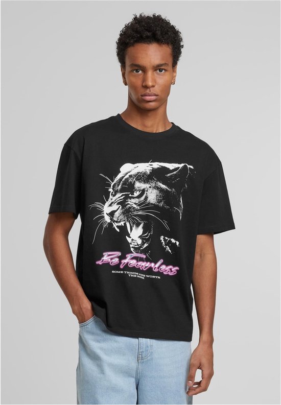Mister Tee Be Fearless Oversize Tee MT3588 Black-S | bol