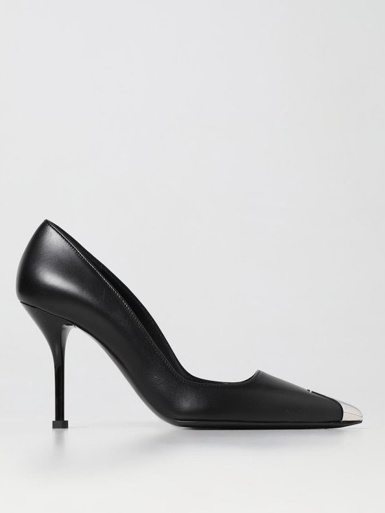 Metal Tip Leather Pumps Wo - Black | bol