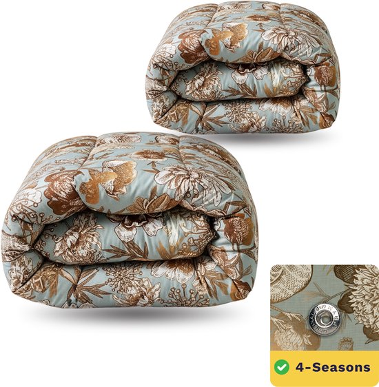 Zelesta Wonderbed Botanic Chique Stitches 140x200 - Dekbed zonder ...