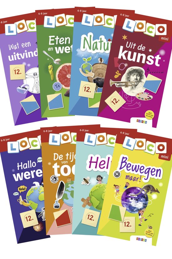 Loco Mini - Loco mini pakket Code D (8 boekjes) | 9789048755431 ...