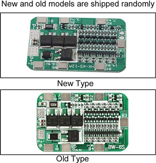 6S 15A 22V 24V Battery Protection Board PCB BMS for 18650 Li Ion Cell ...