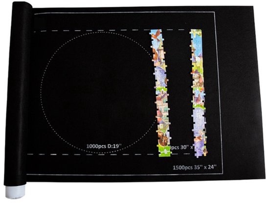 Legpuzzelmat - Legpuzzelrol - Vilt opbergmat, geschikt voor 1500 ...