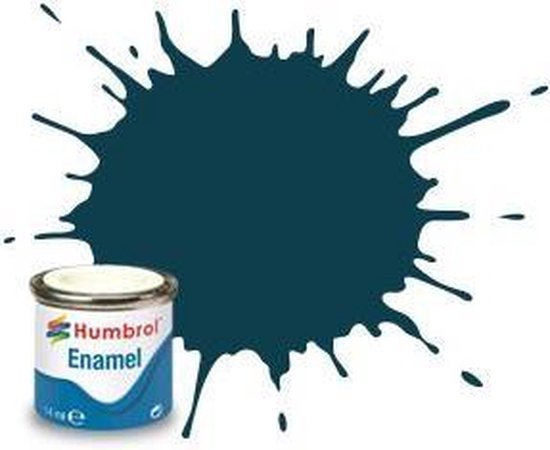 Humbrol Enamel Modellak - Nr. 230 Blauw Matt - 14 ml | bol