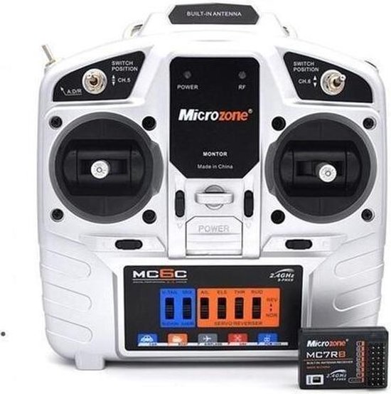 Avion à voilure fixe modèle SU27 rc avec émetteur microzone mc6c avec ...