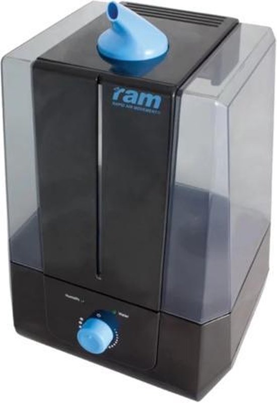 RAM ULTRASONIC BEVOCHTIGER 5 LITER 400 ML PER UUR | bol