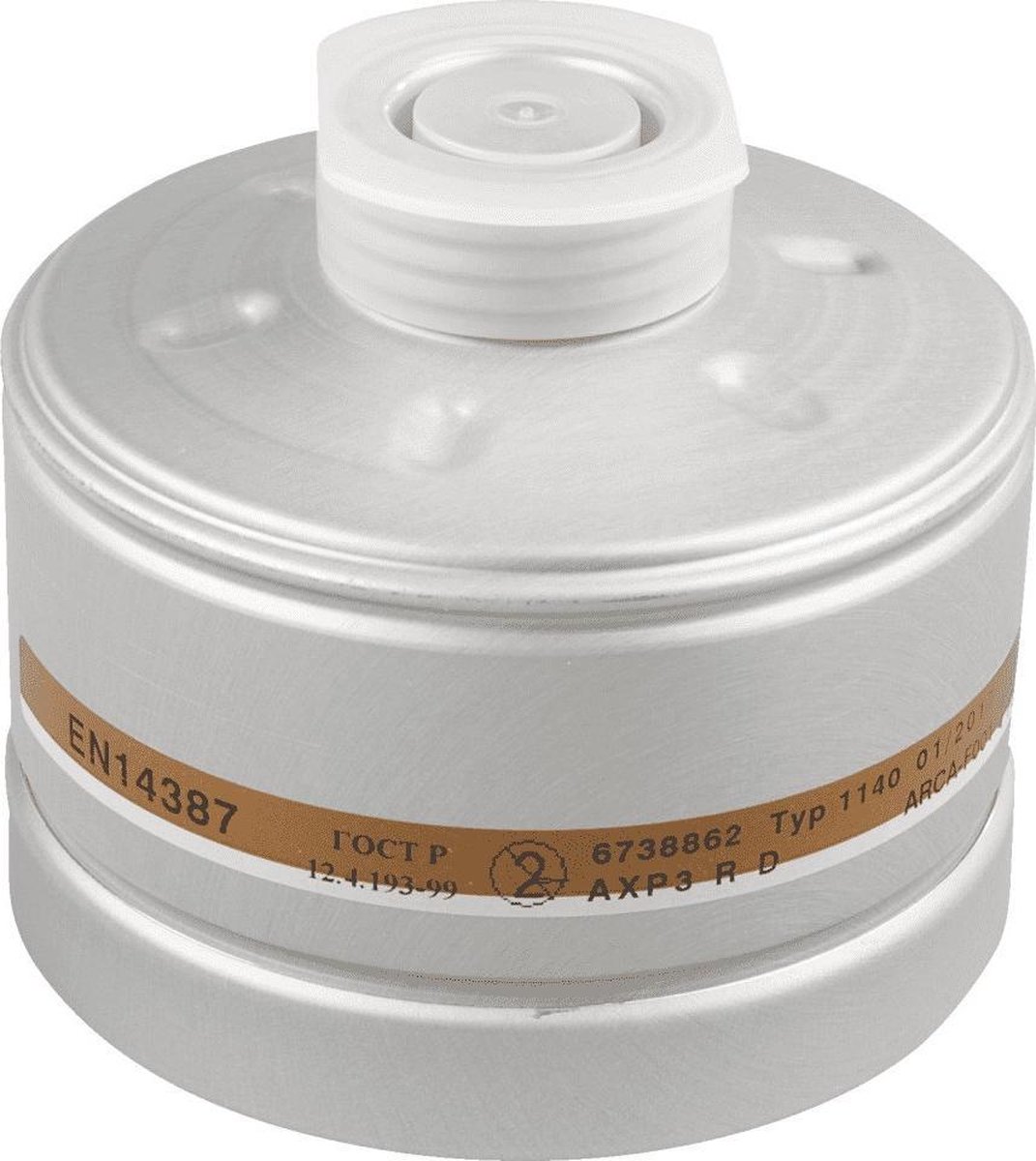 Dräger ademhalingsbeschermingfilter AX-P3R D, EN 141, voor half ...