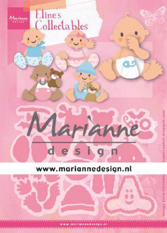 Marianne Design Collectables Snij en Embosstencil - Eline's Babies | bol.com