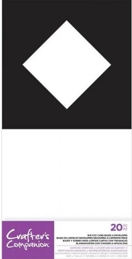 Diamond Aperture 6x6 Inch Die-Cut Card Bases & Envelopes (CC-CB-DIAM ...