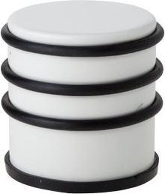 Deurstopper rond metaal/rubber 7 cm - Deurstop/deurvastzetter | bol.com