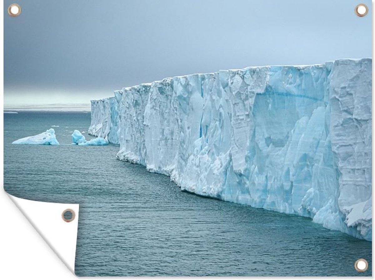 Tuin decoratie Gletsjer bij een ijskap in Spitsbergen - 40x30 cm ...