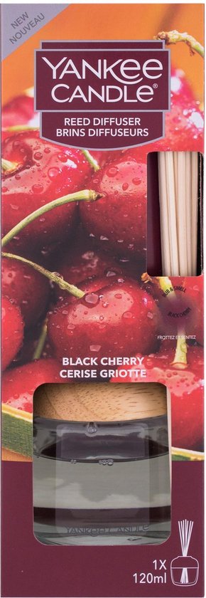 Yankee Candle - Black Cherry Reed Diffuser 120ml | bol.com