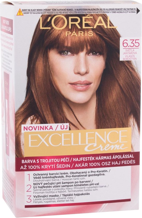 Loreal Professionnel - Excellence Creme 6.35 Světle jantarová | bol