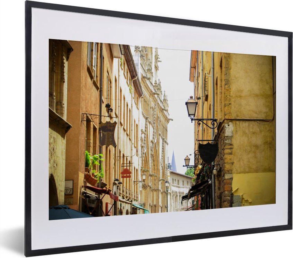 Photo en cadre - Architecture française dans les rues de Lyon Cadre ...