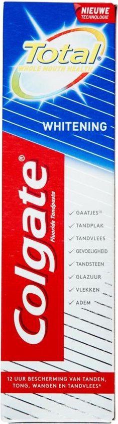 Colgate Tandpasta - Total Whitening - 75ml | bol.com
