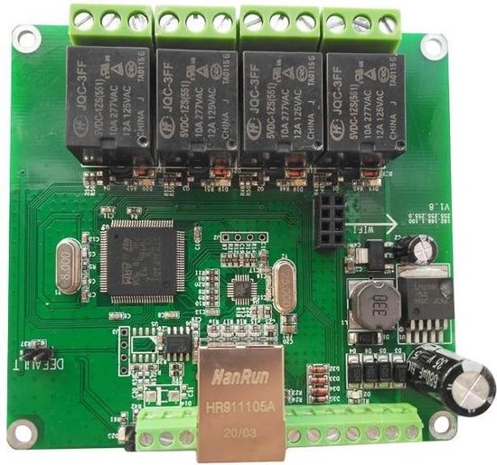 Ethernet relais netwerk wifi schakelaar modbus, mqtt tcp udp web http schema taak kan... | bol.com