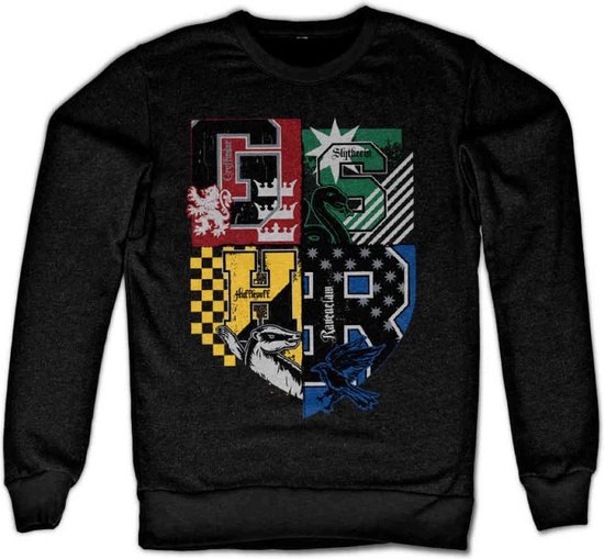 Harry Potter Sweater/trui -M- Dorm Crest Zwart | bol