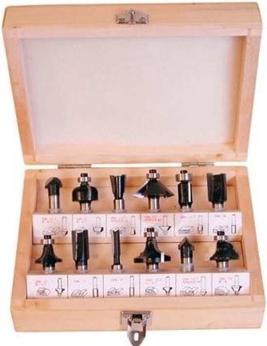 HiKOKI Frezenset 6 mm (12 stuks) - 711016 | bol