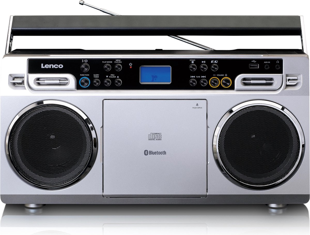 Lenco SCD-580SI - Draagbare radio CD speler met Bluetooth en USB ...