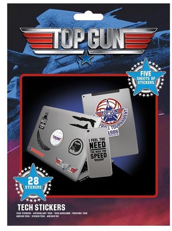 TOP GUN TECH STICKERS | bol