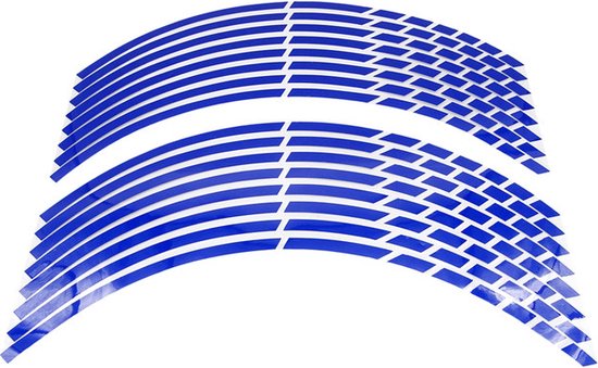 Velg Stickers Motor - Velgstriping - Universeel - Blauw | bol.com
