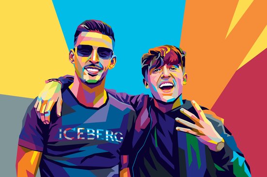 Lil Kleine en Boef Poster - Rap - Lil Kleine - Boef - Muziek - Pop ...