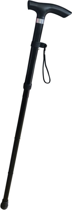 DID wandelstok / loopstok opvouwbaar - aluminium - tot 92 cm | bol