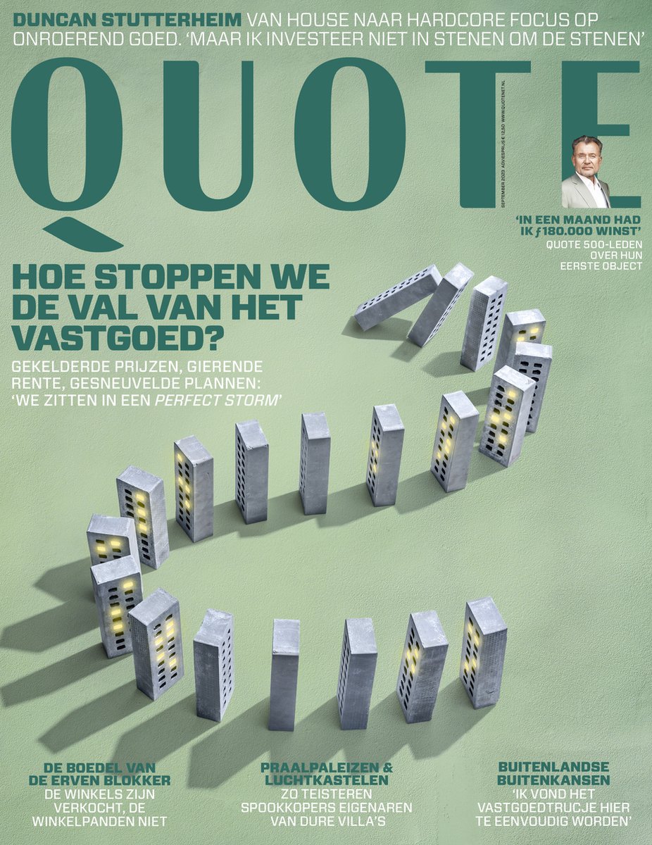 Quote editie 9 2023 - tijdschrift - Vastgoednummer 2023 | bol.com