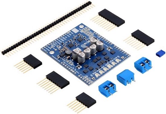 Dual G2 High-Power Motor Driver 18v18 Shield for Arduino Pololu 2515 ...