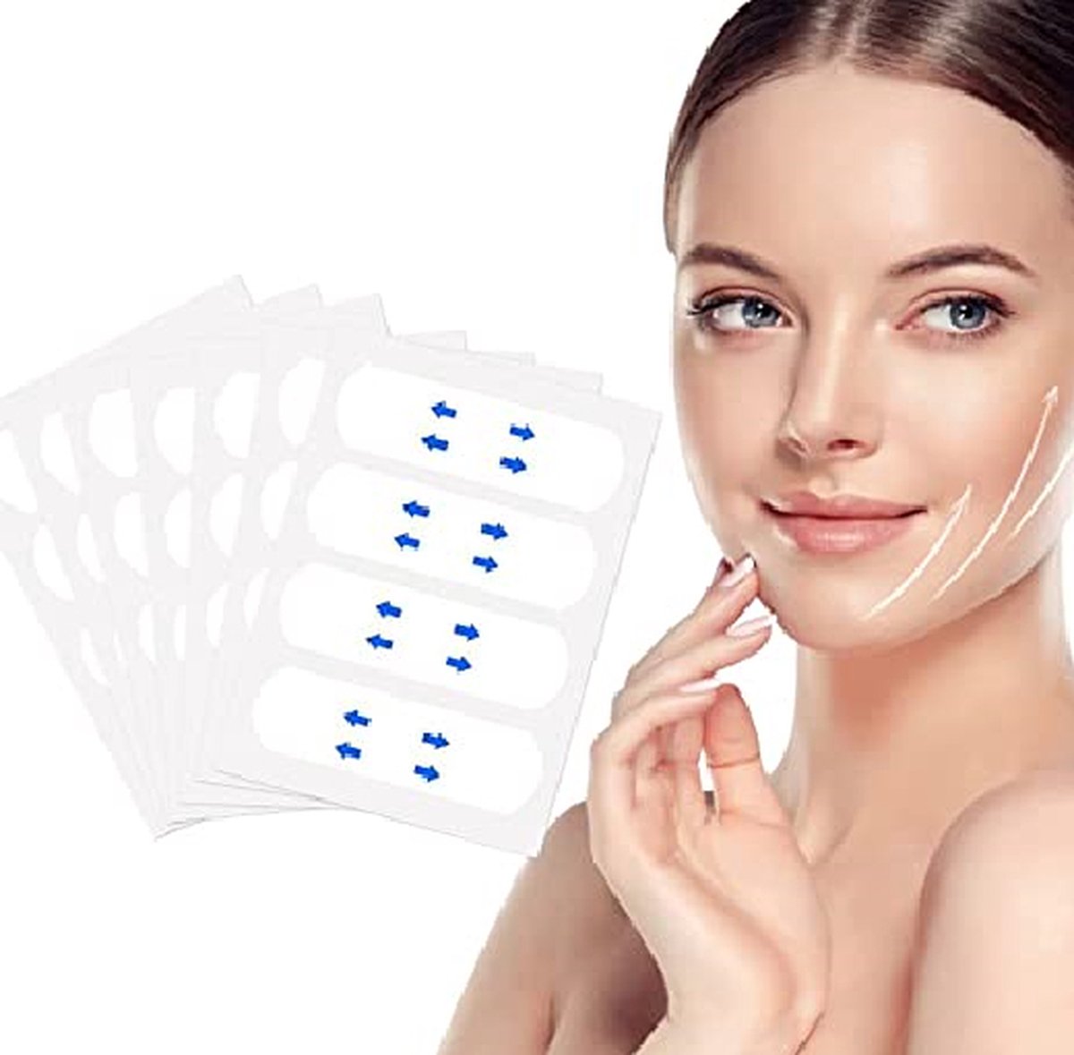 Facelift Tape - Jouw Verjongende Beauty Geheim! - 40 stickers - face ...